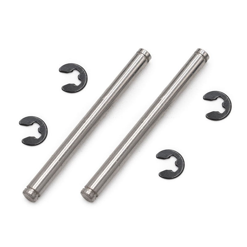 Hobbytech Xmid rear knuckle axle+clips (x2)