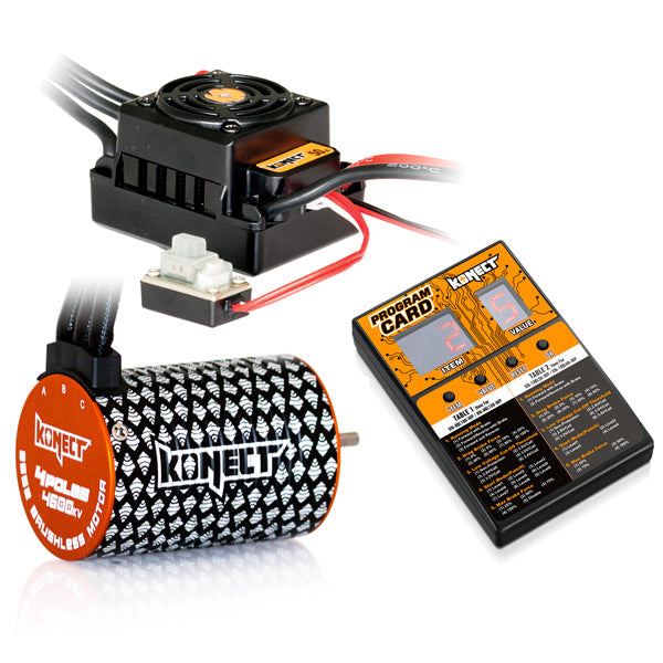 Konect COMBO BRUSHLESS 50Amp WP + 4P 3652SL 4600Kv motor + program