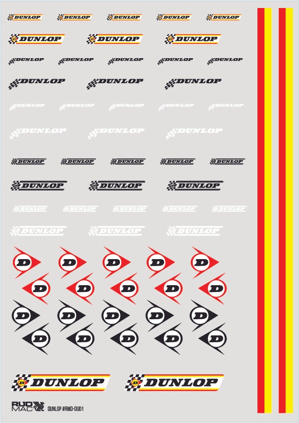 RudMac Dunlop Decals