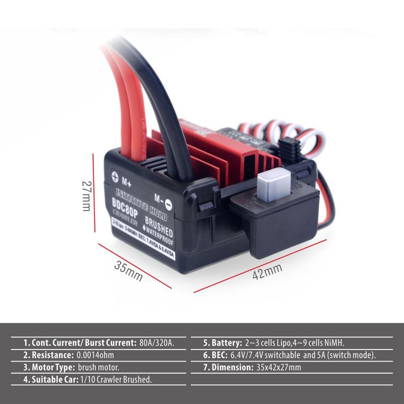 SURPASS Scale Crawler ESC 80A PLUS